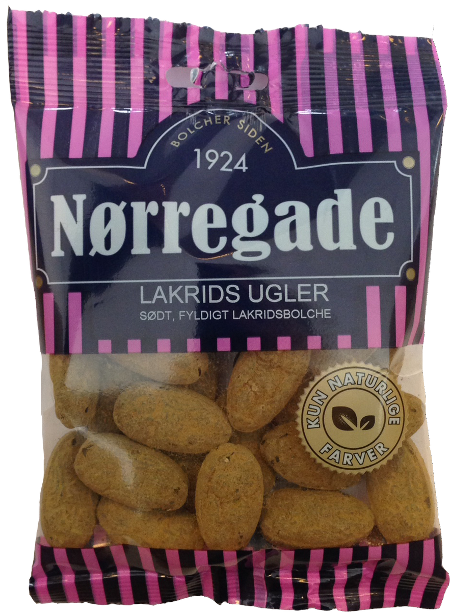 Nørregade Bolcher Lakrids Ugler – Danish Global